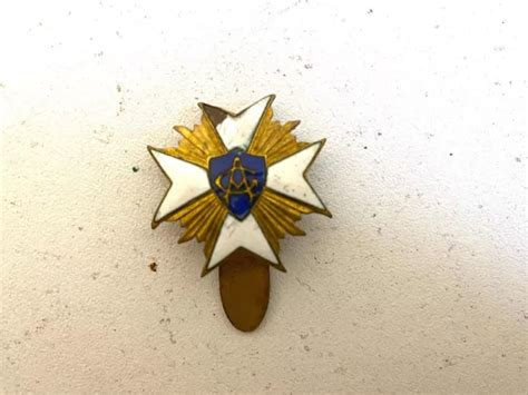 MÉdaille Broche Insigne Religieuse Militaire Ww1 Ww2 Eur 1000