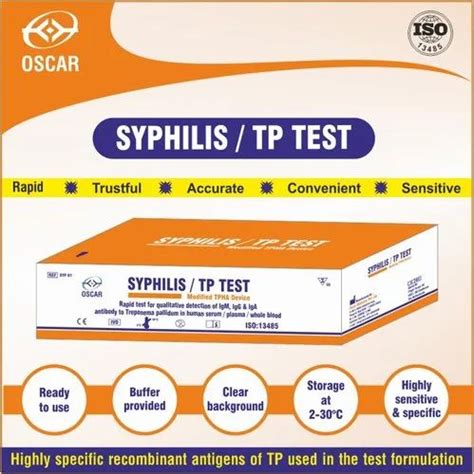Syphilis Tp Strip Test 50 At Rs 60piece In New Delhi Id 5054298255