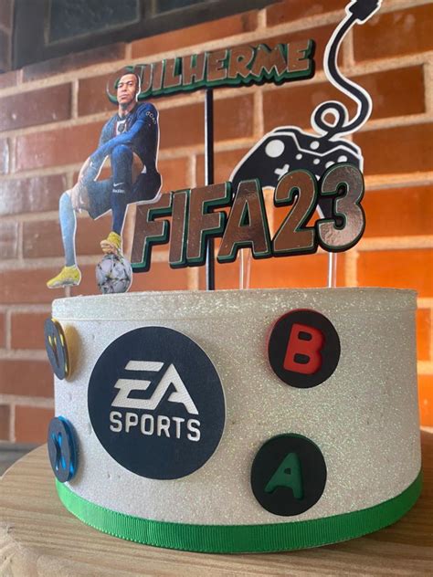 Topo De Bolo Fifa Mbappé Elo7 Produtos Especiais