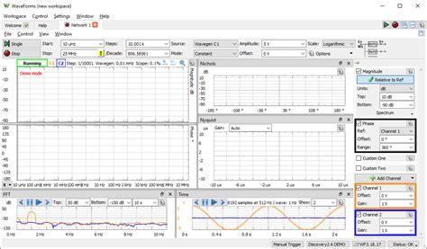 ad2 network analyzer freq range test and measurement digilent forum