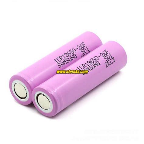 Original Samsung ICR18650 26F 3 7V Samsung 18650 2600mAh Rechargeable