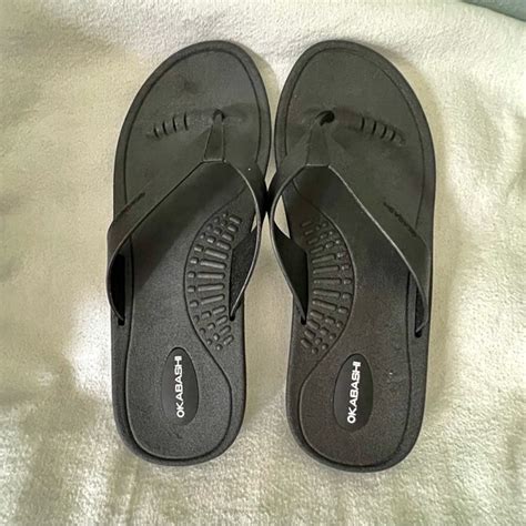 Okabashi Shoes Okabashi Black Womens Flip Flops Size Ml Poshmark