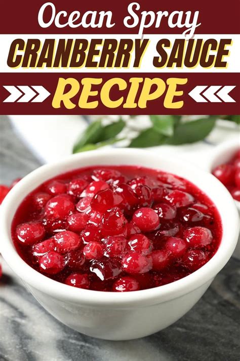 Ocean Spray Cranberry Sauce Recipe Insanely Good