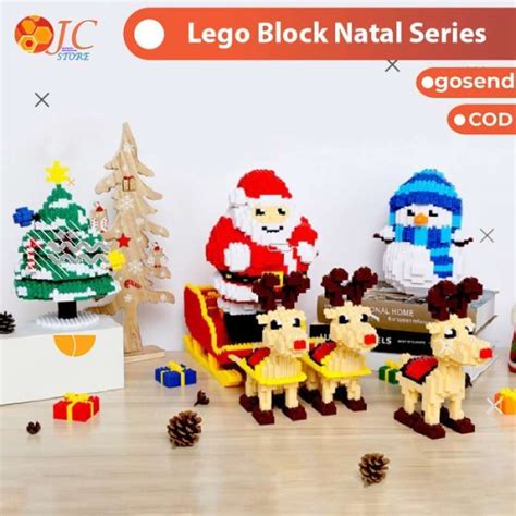 Promo Lego Block Serial Natal Bricks Education Nano Block Mainan