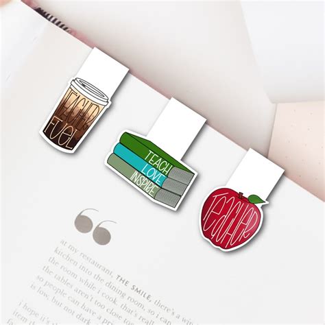 Teacher Magnetic Bookmark Set Sunny Belle