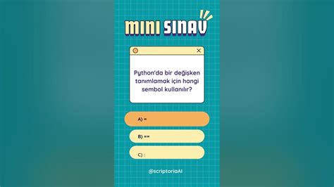 Python Mini Quiz 11 Coding Programming Python Equals Youtube