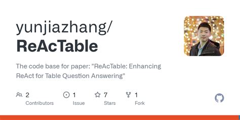 github yunjiazhang reactable the code base for paper reactable