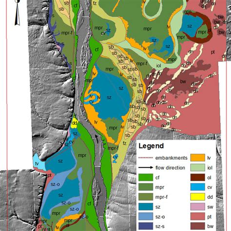 Floodplain Features On A Dem Image Download Scientific Diagram