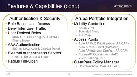 Unified Access With Aruba Mobility Access Switches Live Demo Ppt