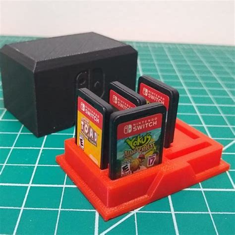 Nintendo Switch Game Card Holder Cartridge Travel Case Box With Lid And