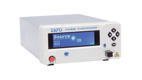 Exfo Fls 5834a Optical Cdpmd Analyzer Source From Mhz