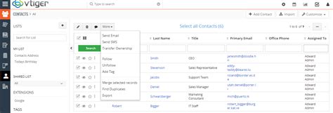 How To Export Contacts From Vtiger Crm And Import Them Into Espocrm