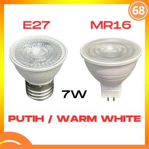Jual Lampu Halogen Led Cob W E Mr Putih Kuning Shopee Indonesia
