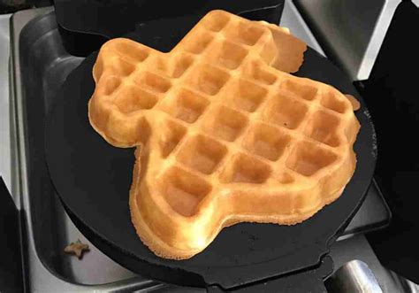 Texas Shaped Waffle Maker Crafting State Pride On Your Plate Waffle