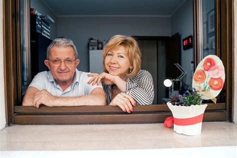 Premium Photo Portrait Of Loving Senior Couple Husband And Wife