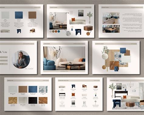 Interior Design Presentation Interior Design Project Template Client