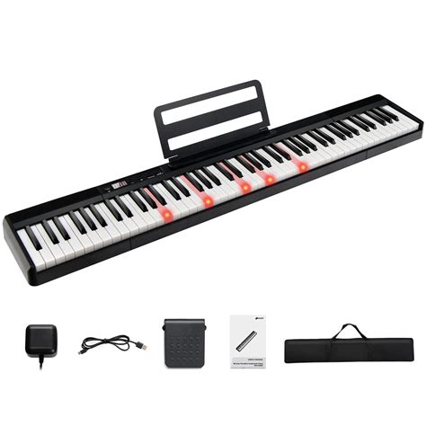 【んのでご】 Costzon 88 Key Portable Keyboard Piano， Electric Keyboard