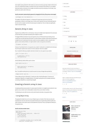 Creating Generic Array In Java Pdf