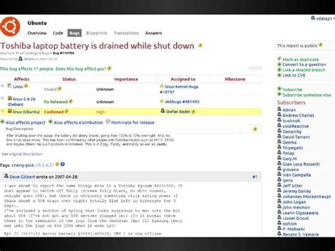 Ubuntu Bug Triage Ppt