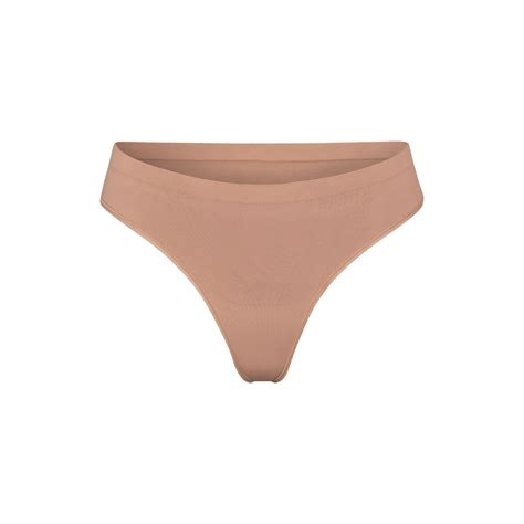 Soft Smoothing Seamless Thong Sienna