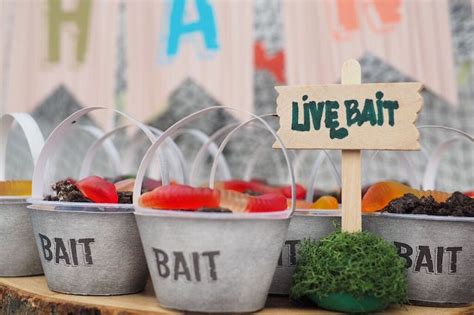 Kara S Party Ideas Colorful Gone Fishing Birthday Party Kara S Party