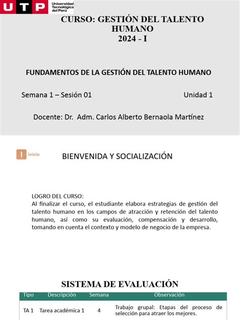 S01s1 Fundamentos De Gth Pdf Gestión Del Talento Gestión De
