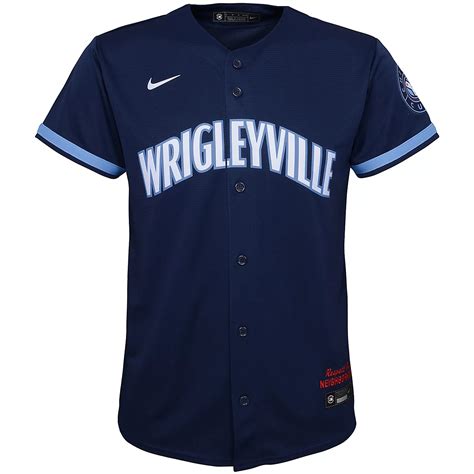 Preschool Nike Seiya Suzuki Chicago Cubs City Connect Script Replica