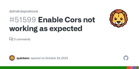 enable cors not working as expected · issue 51599 · dotnet aspnetcore