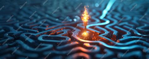 Navigating Corporate Leadership Maze Strategic Choices And Guiding Torch Premium Ai Generated