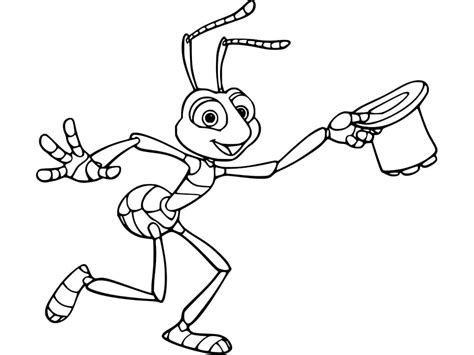 Funny Flik Coloring Page Download Print Or Color Online For Free