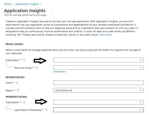 Azure How Do I Designate The 2nd Subscription Name For Application Insights Cli Create Command