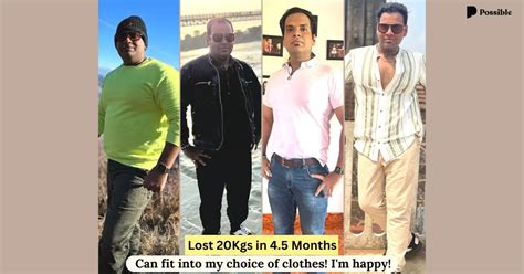 Nitesh Singh Lost 20 Kg In 45 Months Possible