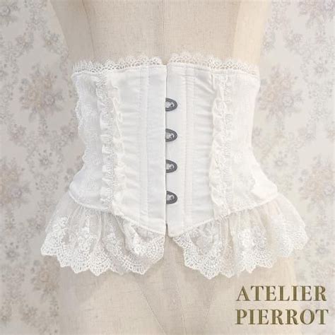 【atelier Pierrot】アトリエピエロ フリルレースショートコルセット を販売する通販ページです。