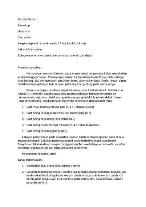 DOCX LAPORAN PRAKTIKUM TENSI DOKUMEN TIPS