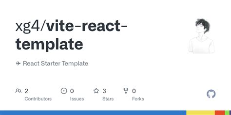 GitHub Xg4 Vite React Template React Starter Template