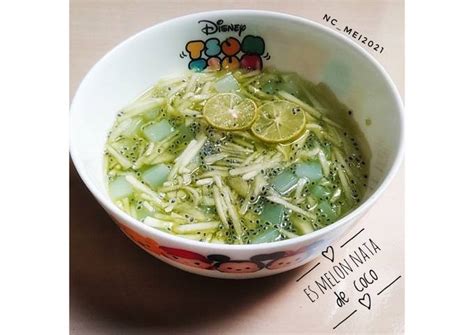 Resep Es Melon Nata De Coco Oleh Nunu C Nurul Cookpad