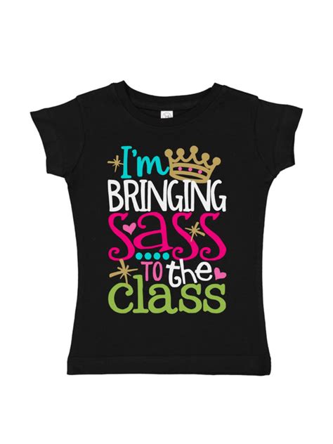 Im Bringing Sass To The Class Girls Shirt Mmofphilly