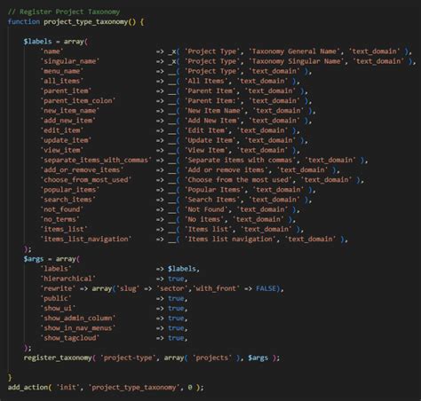 How To Create Custom Post Type For Product Taxonomy In Wordpress