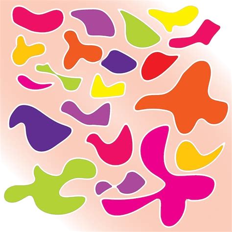 Premium Vector Blob Shape Bright Stroke Oil