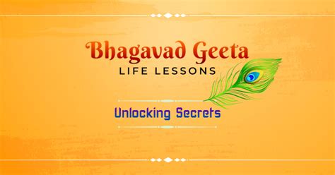 Bhagavad Gita Life Lessons Unlocking The Secret GyaaniWorld