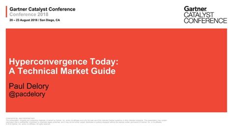 Hyperconvergence Today A Technical Market Guide Ppt