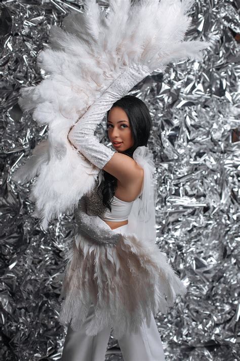 Feather Wings Angel Wings Arm Wings For Dance Cosplay Wings White Arm