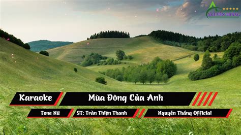 KARAOKE MÙA ĐÔNG CỦA ANH TONE NỮ BEAT GỐC CHUẨN DỄ HÁT LIVE