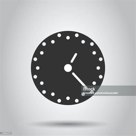 평면 스타일의 시계 아이콘 흰색 격리 된 배경에서 벡터 그림을 보세요 타이머 비즈니스 개념 0명에 대한 스톡 벡터 아트 및 기타