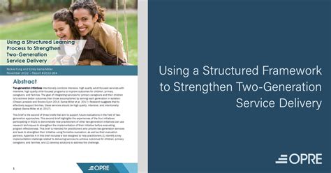 Using A Structured Learning Process To Strengthen Two Generation