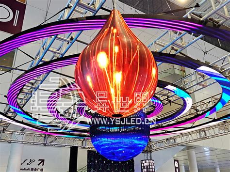 全彩水滴形led显示屏：革新视觉展示的新趋势 异世界 哔哩哔哩