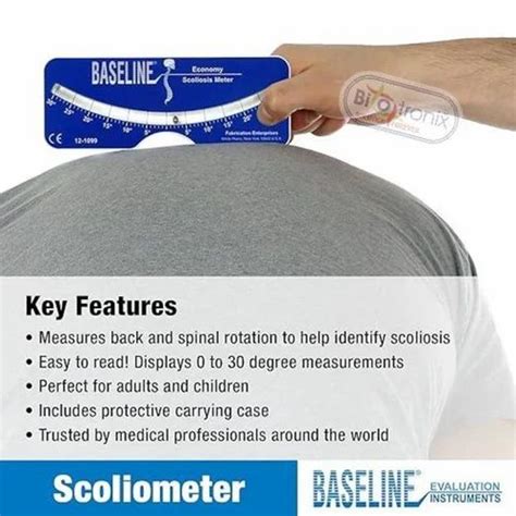 Scoliosis Measurement Meter 0 30 Spinal Curvature Test Tool For Back