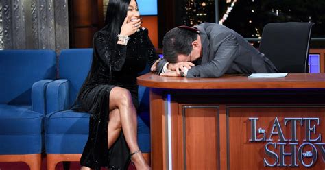 Video Nicki Minaj Raps About Having Sex With Stephen Colbert On The