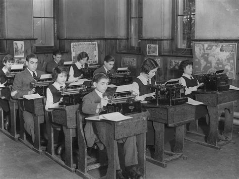 A Look Back At 20th Century Typing Classes Through Fascinating