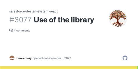 Use Of The Library · Issue 3077 · Salesforcedesign System React · Github